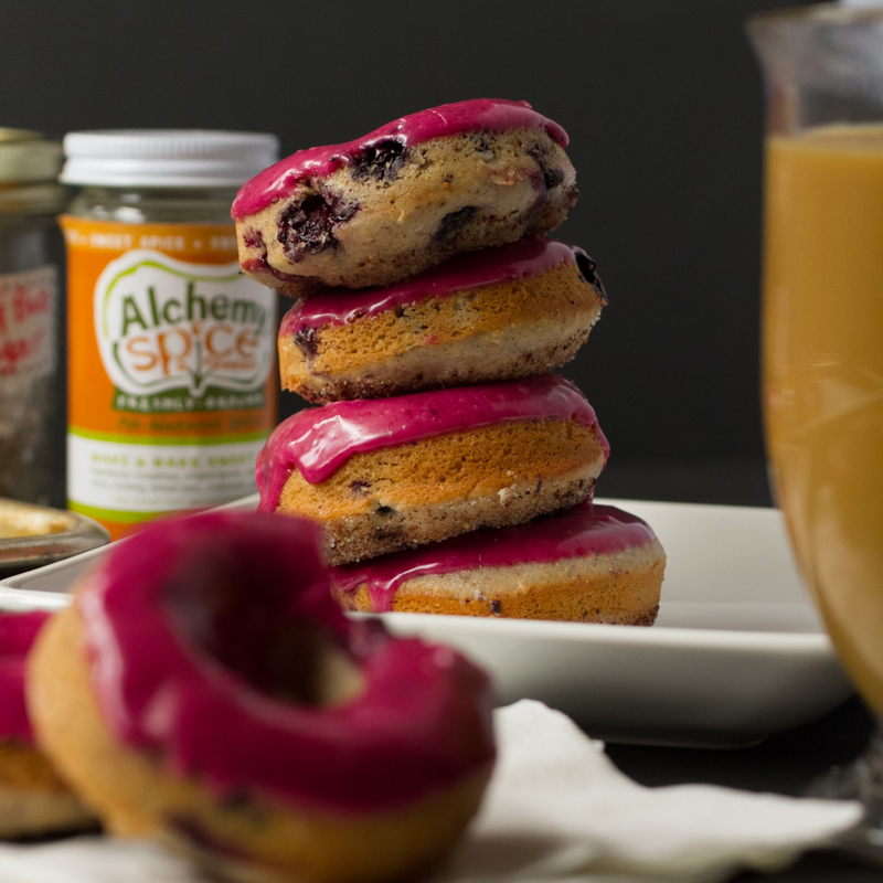 Blueberry Donuts (Baked) - Chattavore