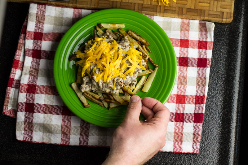 Southern Poutine with Sausage Gravy - Chattavore